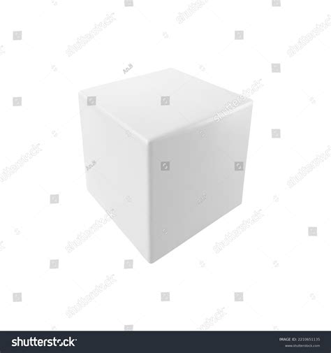 Vector 3d White Cube Realistic 3d Stock Vector Royalty Free 2210651135 Shutterstock