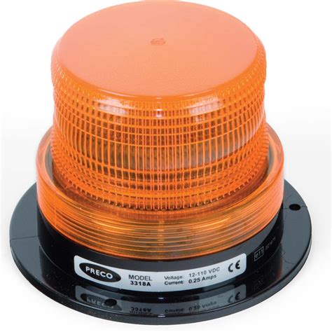 Mini Amber Strobe Light Kimball Midwest