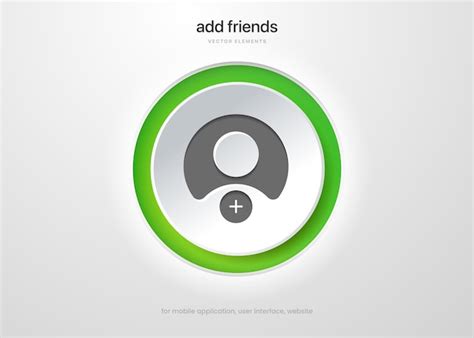 3d는 모바일 앱 웹 사이트 Ui Ux Gui에 대한 친구 사람 연락처 아이콘 기호 픽토그램 기호를 추가합니다 프리미엄 벡터