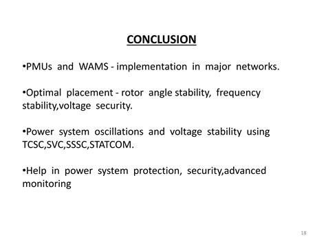 Role Of Phasor Measuring Unit In Power System Pptx
