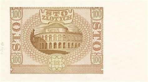 Banknot 100 złotych | Muzeum Papiernictwa w Dusznikach-Zdroju