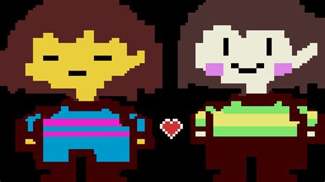 Editing Chara And Frisk Free Online Pixel Art Drawing Tool Pixilart
