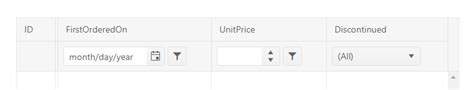 Reactjs Kendo React Ui Datatable Filter With Same Behavior As Jquery Kendo Ui Stack Overflow