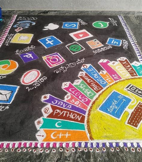 Gallery Rangoli Kannada Rajyotsava 2022 Gopalan College Of
