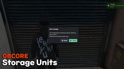 Storage Units Qb Fivem Store