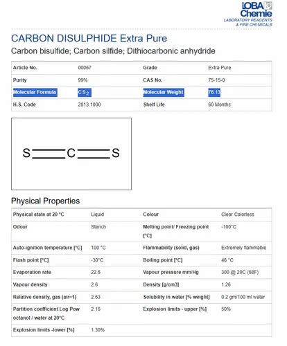 Carbon Disulfide Lab Grade At ₹ 749 Litre In Baruipur Id 2855717518433
