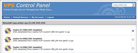 How To Reinstall Os On Your Vps Blog Hostzealot