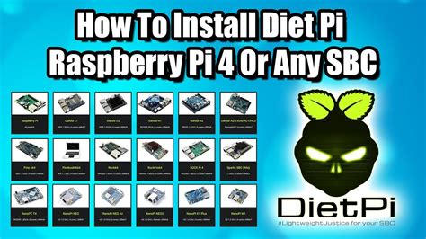 How Install Diet Pi Raspberry Pi 4 Or Any Sbc Install Set Up