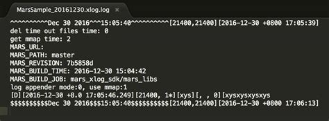 微信mars——xlog使用全解析 腾讯云开发者社区 腾讯云