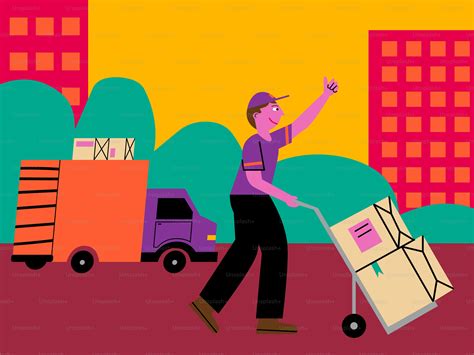 상자가 실린 카트를 밀고 있는 사람 벡터 Unsplash의 산업의 이미지