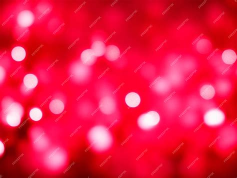 Premium Photo Abstract Background With Red Bokeh Effect