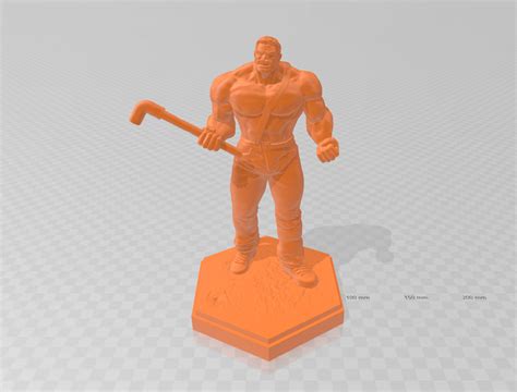 Archivo Stl Mike Haggar Final Fight V20・plan De Impresión En 3d Para Descargar・cults