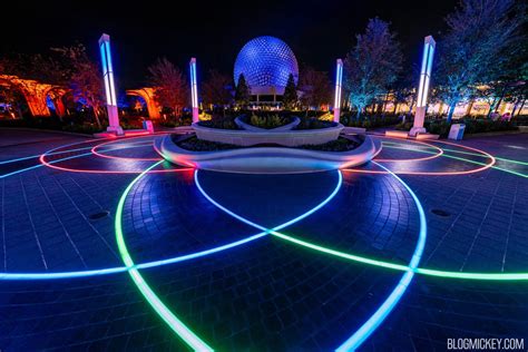 Epcots World Celebration Gardens In Ground Lighting Is Completely Broken Future Unclear