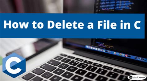 How To Delete A File In C StackHowTo