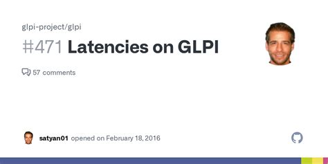 Latencies On GLPI Issue Glpi Project Glpi GitHub