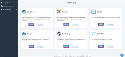 how is application installation done in cpanel knowledge hub fast