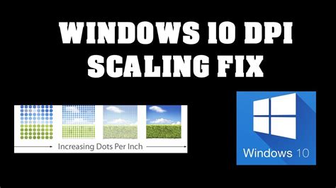 Fix Dpi Scaling On Desktop In Windows 10 Youtube