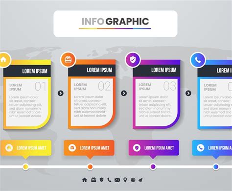 Infographic Progress Concept FreeVectors