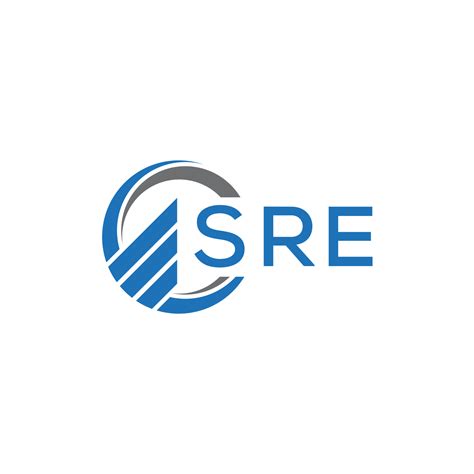 Sre Flat Accounting Logo Design On White Background Sre Creative