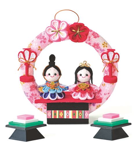 迷你可愛的女兒節娃娃吊飾 HM 22 日本進口和布材料包 手作仔 HandCrafters 手工藝專門店