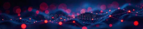 Complex Interconnected Network Lines On Dark Background Communication