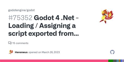 Godot 4 Net Loading Assigning A Script Exported From Another Project Fails With Error