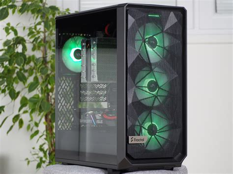 The Fractal Design Meshify 2 Compact Lite Rgb Case Test Interior Of 8