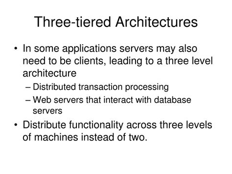 Ppt Architectures For Distributed Systems Powerpoint Presentation