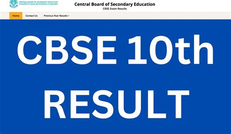 Cbse Class 10th Result Out 93 Percent Pass Percentage Result Official Website Cbse