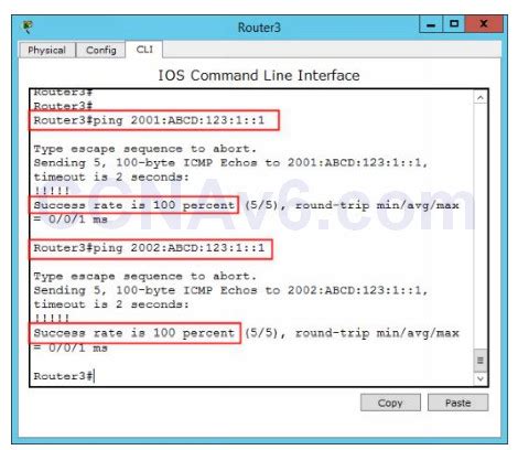 Lab Configuring RIP For IPv RIPng