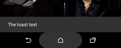 Galaxy Android Toast Moves Around On Screen Stack Overflow