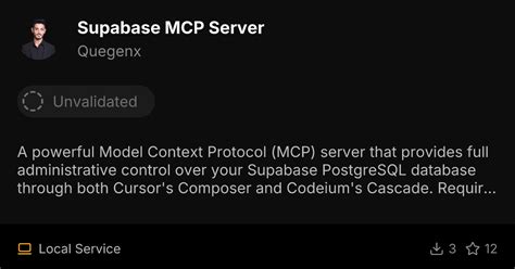 Supabase Mcp Server Mcp Servers · Lobehub