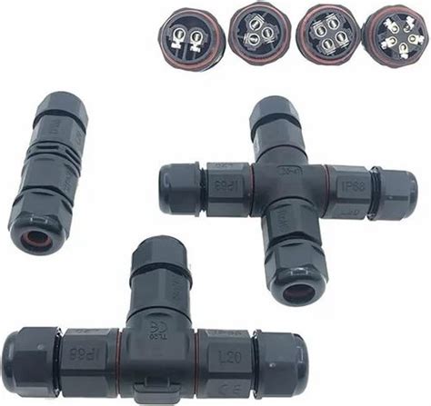 Ip68 Electrical Cable Waterproof Connector 2 Pin3 Pin 4 Pin 5 Pin Terminal Adapter Wire