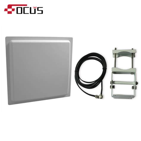 Long Range Uhf Rfid Reader 12dbi Antenna St An1201v With Wiegandtcpwifi Uhf Antenna And Rfid