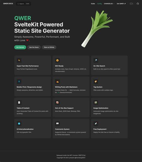 GitHub Uvacoder Docs Svelte Vite Cards
