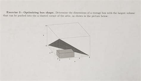 Solved Exercise 3 ﻿optimizing Box Shape Determine The