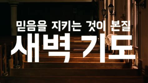 🙏💊 믿음의 본질 L 회복기도문 은혜 새벽기도 Youtube