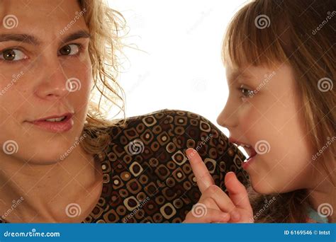 Moeder En Dochter Stock Foto Image Of Debatteer Vrolijk