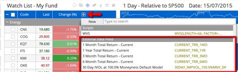 External Data Fields Overview