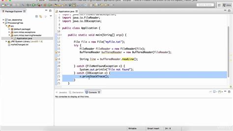Buffered File Reader With Try Catch And Finally In Java Youtube