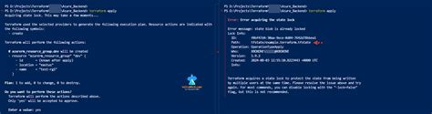Terraform Force Unlock Command And Unlocking State File On Azure Backend With Powershell Vgeek