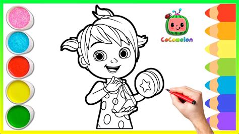Cocomelon Coloring Pages Yoyo 2025