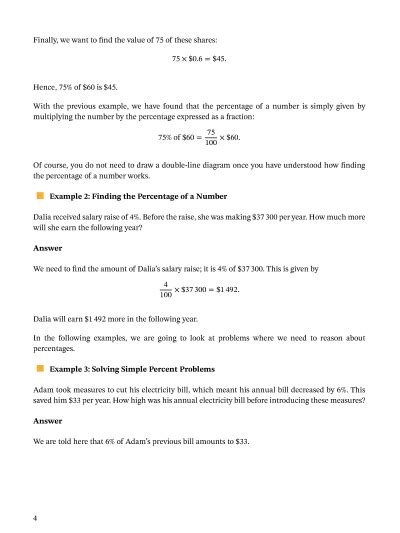 Lesson Percent Of A Number Nagwa