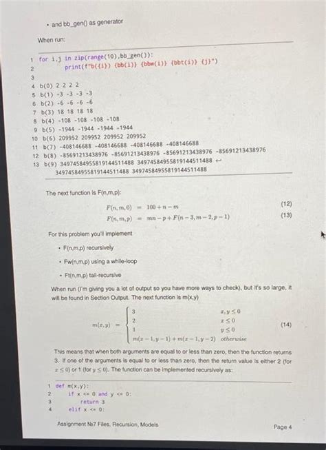 Problem 2recursion Tail Recursion And Generators