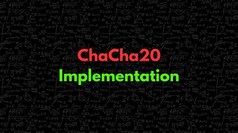 Crypto Chacha20 Implementation And Attack Youtube