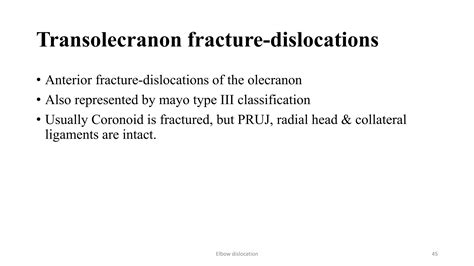 Management Of Elbow Fracture Dislocation Pptx