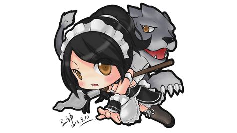 Chibi French Maid Nidalee Wallpapers Fan Arts League Of Legends Lol Stats