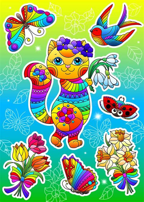 Spring Cute Background Stock Illustrations 702 388 Spring Cute Background Stock Illustrations