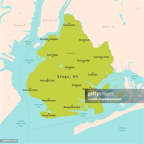 Map Of Brooklyn New York Photos And Premium High Res Pictures Getty Images