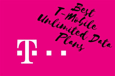 Best T Mobile Unlimited Data Plans Whistleout
